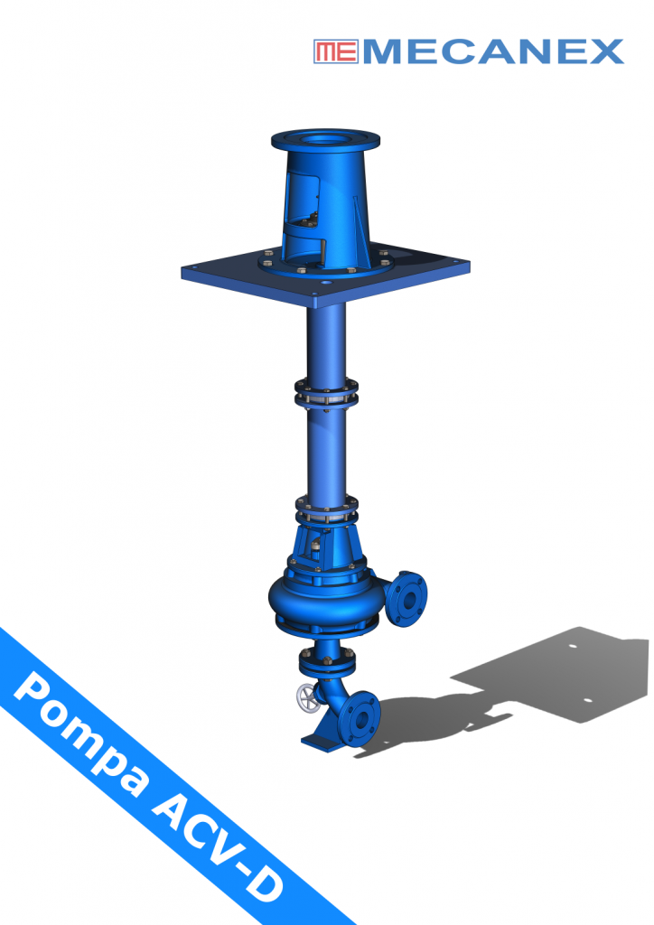Pompe centrifuge monoetajate, verticale – ACV, ACV-D – Mecanex